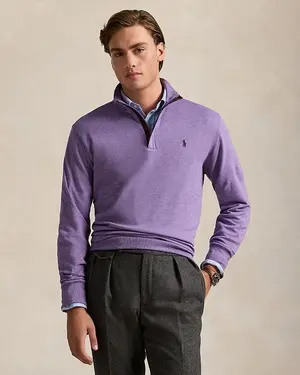 Polo Ralph Lauren Polo Ralph Lauren Long Sleeve Quarter Zip Pullover Purple