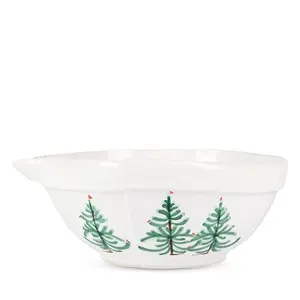VIETRI Lastra Holiday Medium Mixing Bowl - White