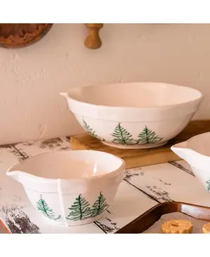 VIETRI Lastra Holiday Large Mixing Bowl
