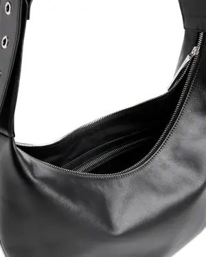 Whistles Sia Curved Crossbody - Black
