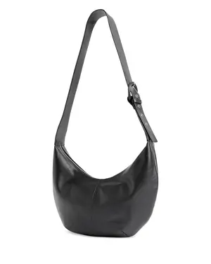 Whistles Sia Curved Crossbody - Black