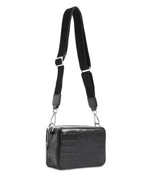 Whistles Bibi Croc Embossed Crossbody