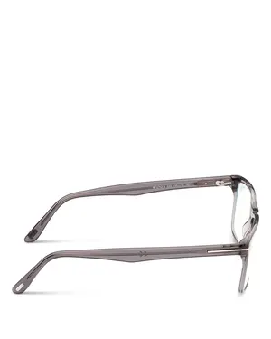 TOM FORD Square Blue Light Glasses - Gray/clear Solid