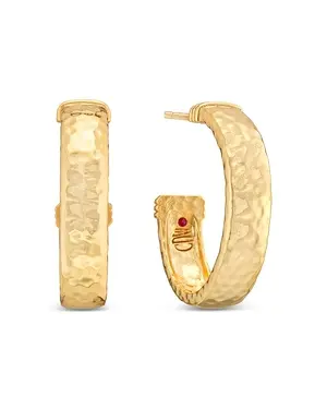 CAPUCINE DE WULF Cleopatra Medium Hoop Earrings - Gold