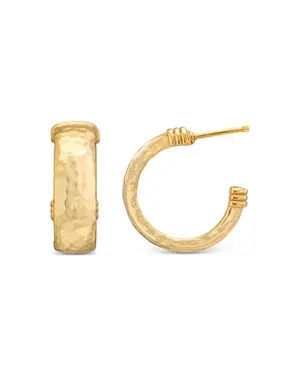 CAPUCINE DE WULF Cleopatra Small Hoop Earrings