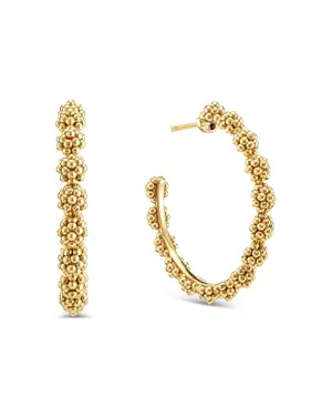 CAPUCINE DE WULF Berry Icon Medium Hoop Earrings - Gold