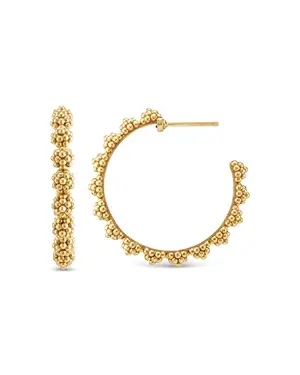 CAPUCINE DE WULF Berry Icon Medium Hoop Earrings
