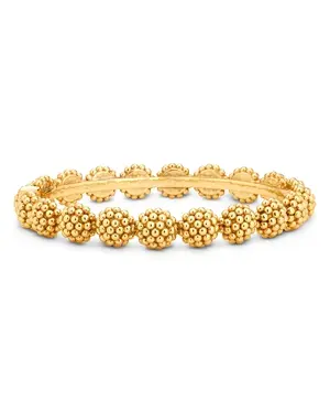 CAPUCINE DE WULF Berry Hinged Bangle Bracelet - Gold