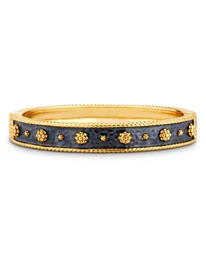 CAPUCINE DE WULF Two Tone Bangle Bracelet