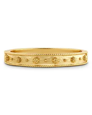 CAPUCINE DE WULF Berry Classic Hinged Bangle Bracelet - Gold