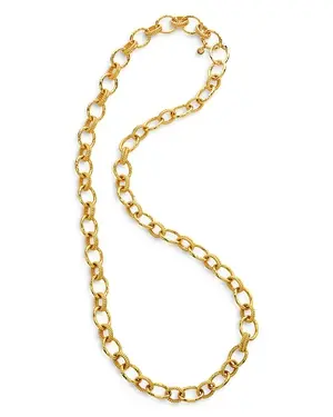 CAPUCINE DE WULF Cleopatra Regal Link Chain Necklace - Gold