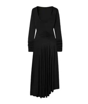 Acne Studios Ruched Stretch-jersey Maxi Dress