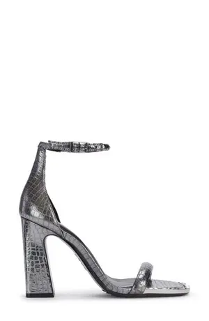 Dkny Waylin Ankle Strap Sandal - Nickel