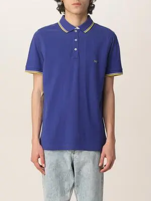FAY Polo Shirt With Embroide Logo - Blue