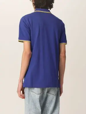 FAY Polo Shirt With Embroide Logo - Blue