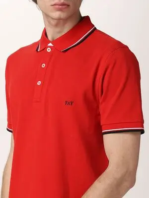 FAY Polo Shirt With Embroide Logo