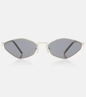 Miu Miu Miu Regard Cat-eye Sunglasses - Gold