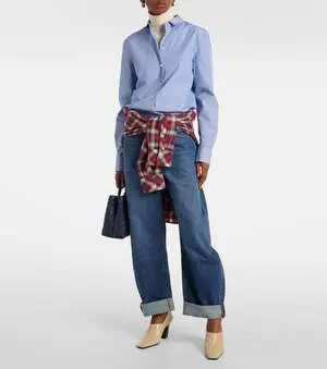 FRAME The Bubble Barrel-leg Jeans