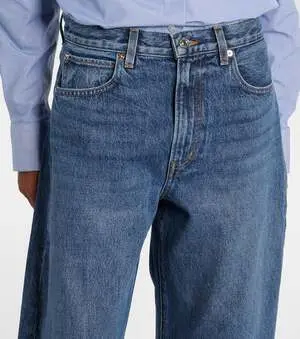 FRAME The Bubble Barrel-leg Jeans