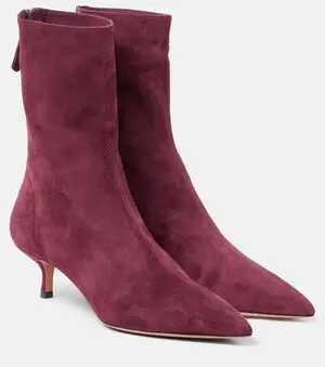 Aquazzura Zip Up Booties