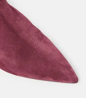 AQUAZZURA Montmartre Suede Ankle Boots
