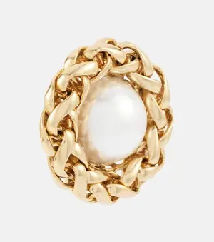 JENNIFER BEHR Marit 18kt -plated Faux Pearl Earrings