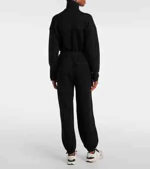 Varley Jessie Zip-up Jumpsuit In /grizzly - Black