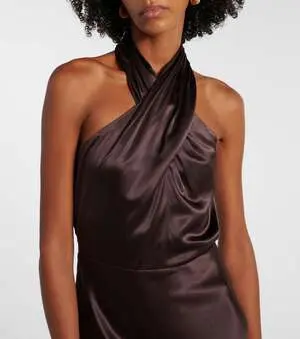 Veronica Beard Alberta Silk-blend Maxi Dress
