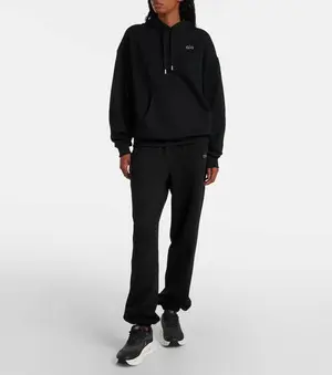 Alo Yoga Accolade Cotton-blend French Terry Hoodie - Black