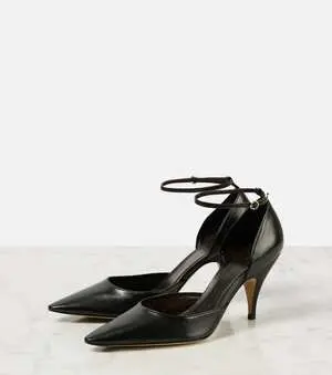 THE ROW Liisa Leather Pumps