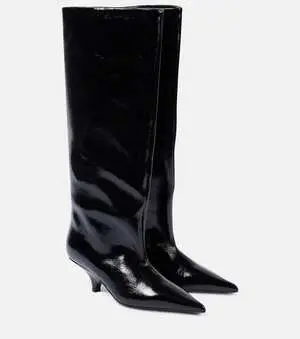 TOTEME Patent Leather Knee-high Boots