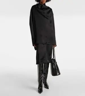 TOTEME Patent Leather Knee-high Boots