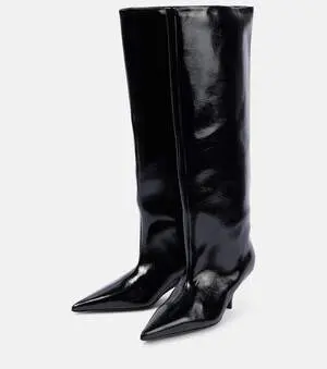 TOTEME Patent Leather Knee-high Boots