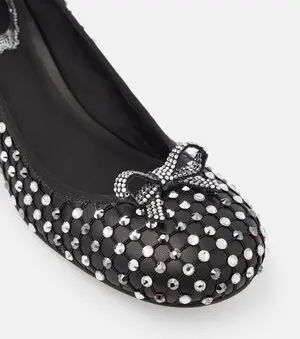 Rene Caovilla Leather Pumps - Black