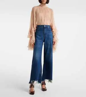Chloé Mid-rise Wide-leg Jeans