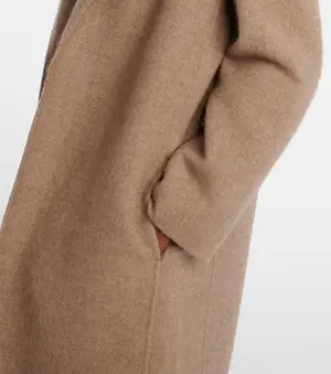 THE ROW Fedra Cashmere And Cotton Coat - Beige