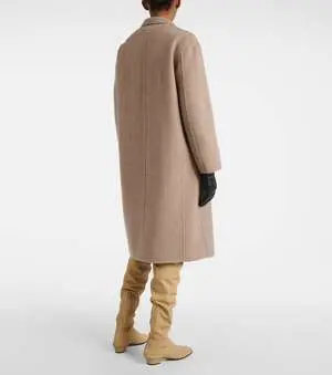 THE ROW Fedra Cashmere And Cotton Coat - Beige