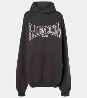 Balenciaga Logo Sweatshirts Hoodies For Women