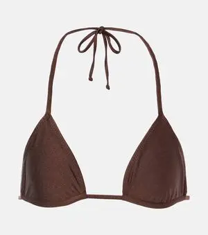 SAME Triangle Bikini Top - Brown