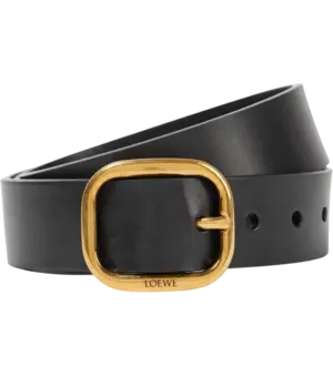 Loewe Leather Belt - Black