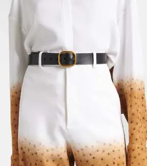 Loewe Leather Belt - Black