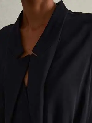 REISS Sara Tux Pleated Jumpsuit