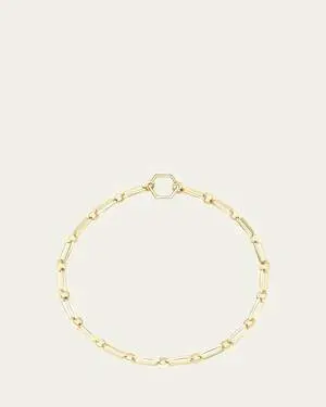 Harwell Godfrey 18k Yellow Knife Edge Link Foundation Chain Necklace - Gold