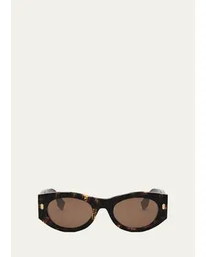 Fendi Roma Oval Sunglasses