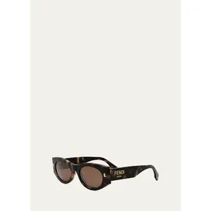 Fendi Roma Oval Sunglasses