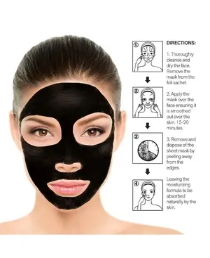 PURSONIC Purifying Charcoal Sheet Mask