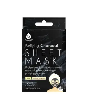 PURSONIC Purifying Charcoal Sheet Mask - Black