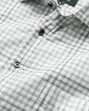 Rodd & Gunn Apos;s Brookdale Multi-check Corduroy Casual Button-down Shirt - Sky