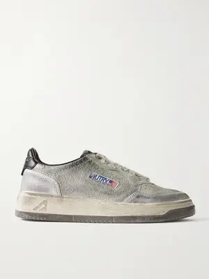 AUTRY Super Vintage Distressed Sneakers - Gray