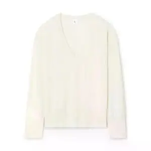 Goop Oversized V-neck Cashmere Sweater
